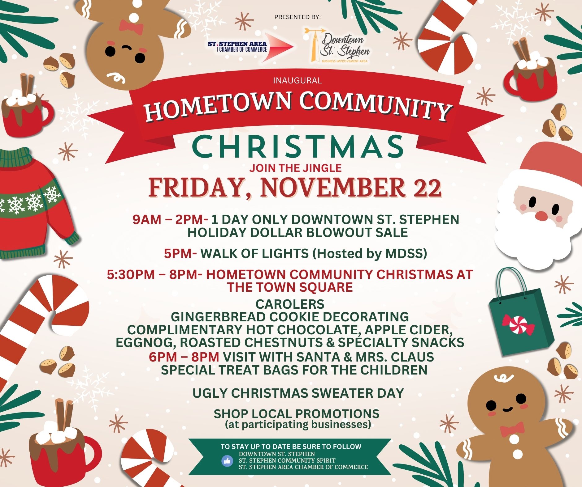 HOMETOWN COMMUNITY CHRISTMAS - Presented by: St. Stephen Area Chamber ...